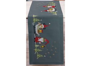 4022236395435 - Stickläufer Santa & Rentier