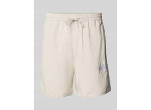 4067905766963 - Shorts mit Label-Stitching und elastischem Bund