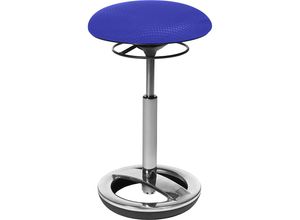 4014296327419 - Bürohocker SITNESS HIGH BOB Sitzhöhe 490 - 700 mm Bezug blau