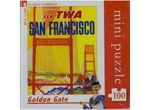 0819844011512 - New York Puzzle Company Golden Gate Mini Puzzle (100 pcs)