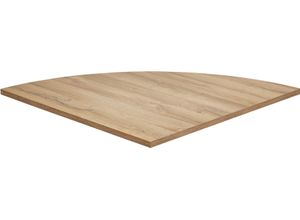 4029494117298 - Ansteckplatte Calvi braun (alteichefarben) B80cm H22cm T80cm Holzwerkstoff Ansatztischplatten