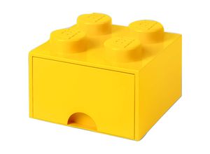 5711938029432 - Room Copenhagen Aufbewahrungsbox LEGO Brick Drawer 4 gelb