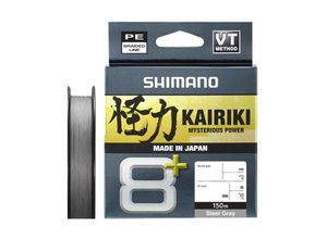 0022255297905 - Kairiki 8+ 150m 020mm 160kg Steel Grey Geflochtene Angelschnur