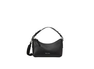 4059184150311 - Umhängetasche MARC OPOLO aus fein genarbtem Rindleder Damen Gr B H T 30cm x 18cm x 10cm schwarz Leder Taschen