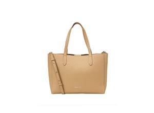 4059184150229 - Shopper MARC OPOLO aus genarbtem Rindleder Damen Gr B H T 39cm x 28cm x 11cm beige (pure sand) Leder Taschen