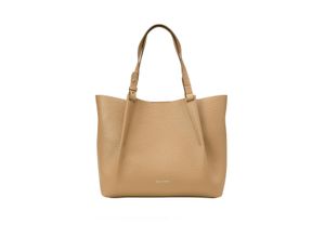 4059184150168 - Shopper MARC OPOLO aus genarbtem Rindleder Damen Gr B H T 43cm x 31cm x 15cm beige (pure sand) Leder Taschen