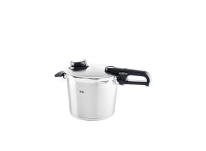 4009209379784 - Schnellkochtopf FISSLER Vitavit premium Edelstahl 6 L Ø 22 cm Töpfe Gr Ø 22 cm silberfarben Schnellkochtöpfe Dampfkochtopf Einstellbare Kochstufen und Abdampfen Induktion