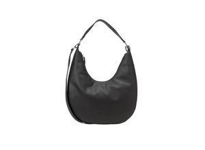 4059184148660 - Umhängetasche MARC OPOLO aus fein genarbtem Rindleder Damen Gr B H T 34cm x 33cm x 12cm schwarz Leder Taschen