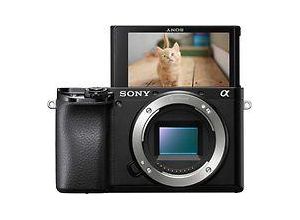 4548736108646 - SONY Systemkamera ILCE-6100B -Alpha 6100 E-Mount Fotokameras 4K Video 180 Klapp-Display WLAN (Wi-Fi) nur Gehäuse schwarz Systemkameras