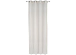 9010585609186 - Ösenschal  Beige  Textil  140x245 cm  Leinenoptik  Wohntextilien Gardinen & Vorhänge Fertiggardinen Ösenschals