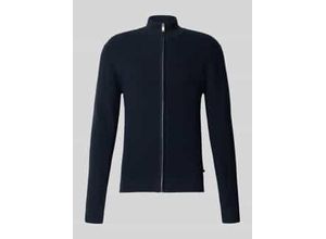 5715575078044 - Slim Fit Strickjacke mit Stehkragen Modell Alagoon