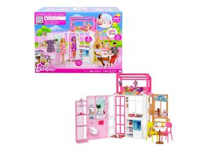 0194735007653 - HSD47 Barbie 2-stöckiges möbliertes Spielhaus mit Zubehör (ohne Puppen) Puppenhaus Barbiehaus