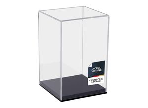 4010537468118 - HMF 46811 Acryl Vitrine   Schaukasten für Modellautos Figuren 14 x 14 x 22 cm Transparent