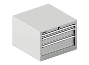 4051273651501 - Select Schubladenschrank 27-27 3 Schübe bis 75 kg B 564 x T 572 x H 400 mm lichtgrau lichtgrau
