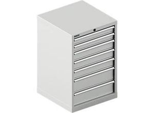 4051273655240 - Select Schubladenschrank 27-27 7 Schübe bis 75 kg B 564 x T 572 x H 850 mm lichtgrau lichtgrau 4051273655240 - Select Schubladenschrank 27-27 7 Schübe bis 75 kg B 564 x T 572 x H 850 mm lichtgrau lichtgrau