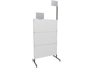 4054666028225 - eurokraft pro Organisations-Stellwand stationär 3 Lochbleche 3 Glattbleche