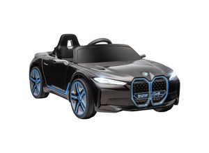 4255633538406 - Kinder Elektroauto Elektrofahrzeuge mit Fernbedienung Tragbarer Batterie BMW Kinderauto mit Scheinwerfer MP3-Player Sicherheitsgurt 3-5