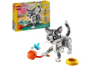 5702017822389 - 31163 Creator 3-in-1 Graue Katze Konstruktionsspielzeug