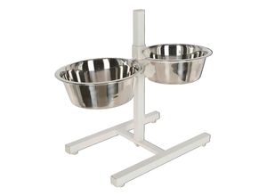 4018653143155 - Futterbar Fassungsvermögen 2x 2800 ml höhenverstellbare Kunststofffüße