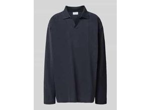5715778938084 - Oversized Poloshirt mit Strukturmuster 5715778938084 - Oversized Poloshirt mit Strukturmuster