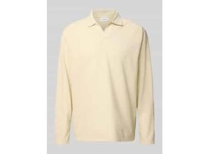 5715651262992 - Oversized Poloshirt mit Strukturmuster 5715651262992 - Oversized Poloshirt mit Strukturmuster