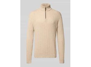 5715651427162 - Troyer mit Zopfmuster und Label-Detail 5715651427162 - Troyer mit Zopfmuster und Label-Detail