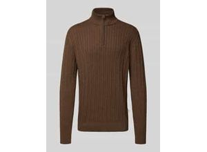 5715651427063 - Troyer mit Zopfmuster und Label-Detail 5715651427063 - Troyer mit Zopfmuster und Label-Detail