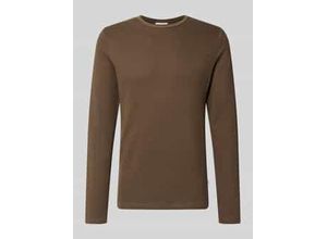 5715651262343 - Longsleeve mit Rundhalsausschnitt und Label-Detail 5715651262343 - Longsleeve mit Rundhalsausschnitt und Label-Detail