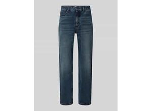 4068378394042 - Tapered Loose Fit Jeans aus reiner Baumwolle