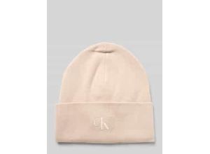 8719849937485 - Beanie aus Viskose-Mix mit Logo-Stitching