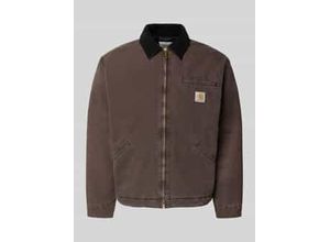 4068584326783 - Regular Fit Jacke aus reiner Baumwolle mit Umlegekragen