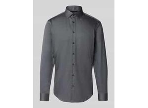4069469252166 - Slim Fit Business-Hemd mit Strukturmuster