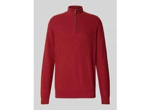 4068544308798 - Strickpullover mit Troyer-Kragen