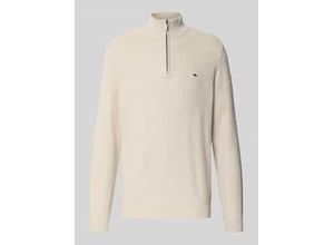 4068544309207 - Strickpullover mit Troyer-Kragen