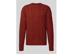 4069469783554 - Strickpullover mit Zopfmuster