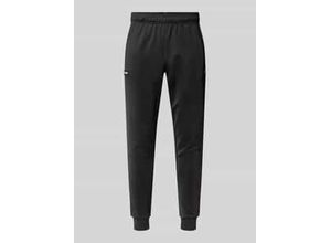 5059732992898 - Tapered Fit Trackpants mit Label-Badges Modell BERTONI 5059732992898 - Tapered Fit Trackpants mit Label-Badges Modell BERTONI