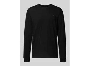 4069402074749 - Regular Fit Langarmshirt aus reiner Baumwolle