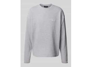 4059919585562 - Longsleeve mit Logo-Stitching und Rundhalsausschnitt