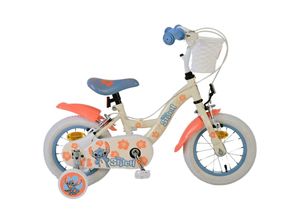 8715347312519 - Kinderfahrrad Disney Stitch Mädchen 12 Zoll Kinderrad in Cremefarbend