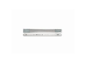 4007368043577 - Aluminiumgliedermaßstab silberfarben 1 m Gliederstärke 14 mm abriebfest
