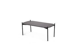 3660141226300 - Beistelltisch meet by Paperflow Meet Rechteck furniertes MDF Stahlgestell B 750 x T 500 x H 400 mm schwarz schwarz