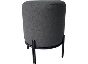 3660141955934 - meet by Paperflow Hocker Nest mit Schutzkappen Polyester & Stahl anthrazit
