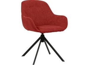 3660141955880 - meet by Paperflow Drehsessel SIRA Polyurethaneschaum bis 120 kg Stahl & Polyester schwarz & rot