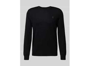3616537849141 - Regular Fit Strickpullover mit Logo-Stitching