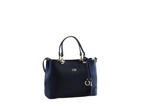 4036673200795 - Henkeltasche Doris Damen Gr B H T 31cm x 23cm x 11cm onesize schwarz Leder COLLEZIONE ALESSANDRO Taschen hochwertiges Rindsleder mit Quaste und Anhänger