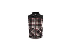 8714256184712 - He Fleecejacke SCHWARZ ROT - GR XXL