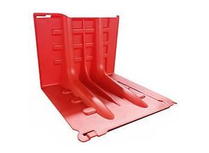 4262512390680 - Hochwasserbarriere modularer Aufbau Eckstück für Außen Winkel von 30° L 670 x B 680 x H 528 mm ABS-Kunststoff rot 1 Stück