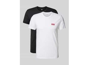 5400970199738 - Slim Fit T-Shirt mit Label-Print im 2er-Pack