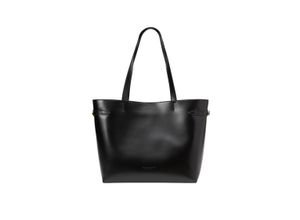 4059184151974 - Shopper MARC OPOLO mit seitlichen Riemen Damen Gr B H T 43cm x 28cm x 15cm schwarz Leder unifarben Taschen