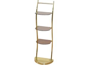 4046884033778 - Standregal HOME AFFAIRE Regale Gr B H T 33 cm x 101 cm x 25 cm goldfarben Standregale Regale